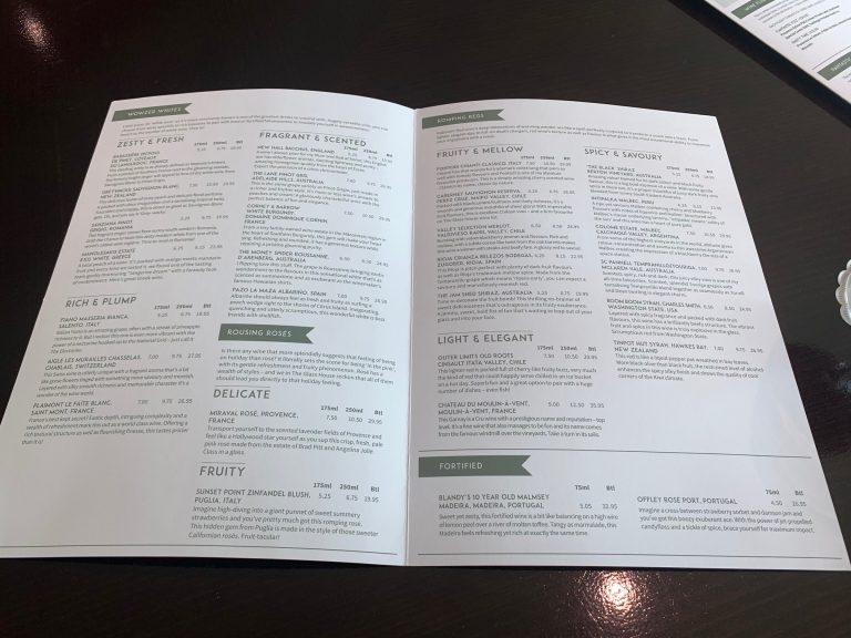P&O Drinks Menu 2021 - Cruise Monkeys